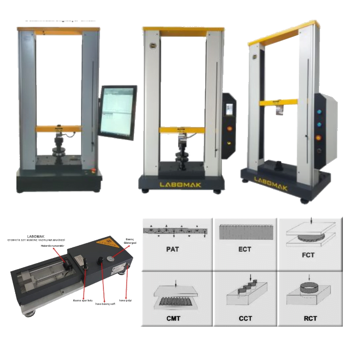 Çekme Kopma ve Kalite Kontrol test cihazları üretimi